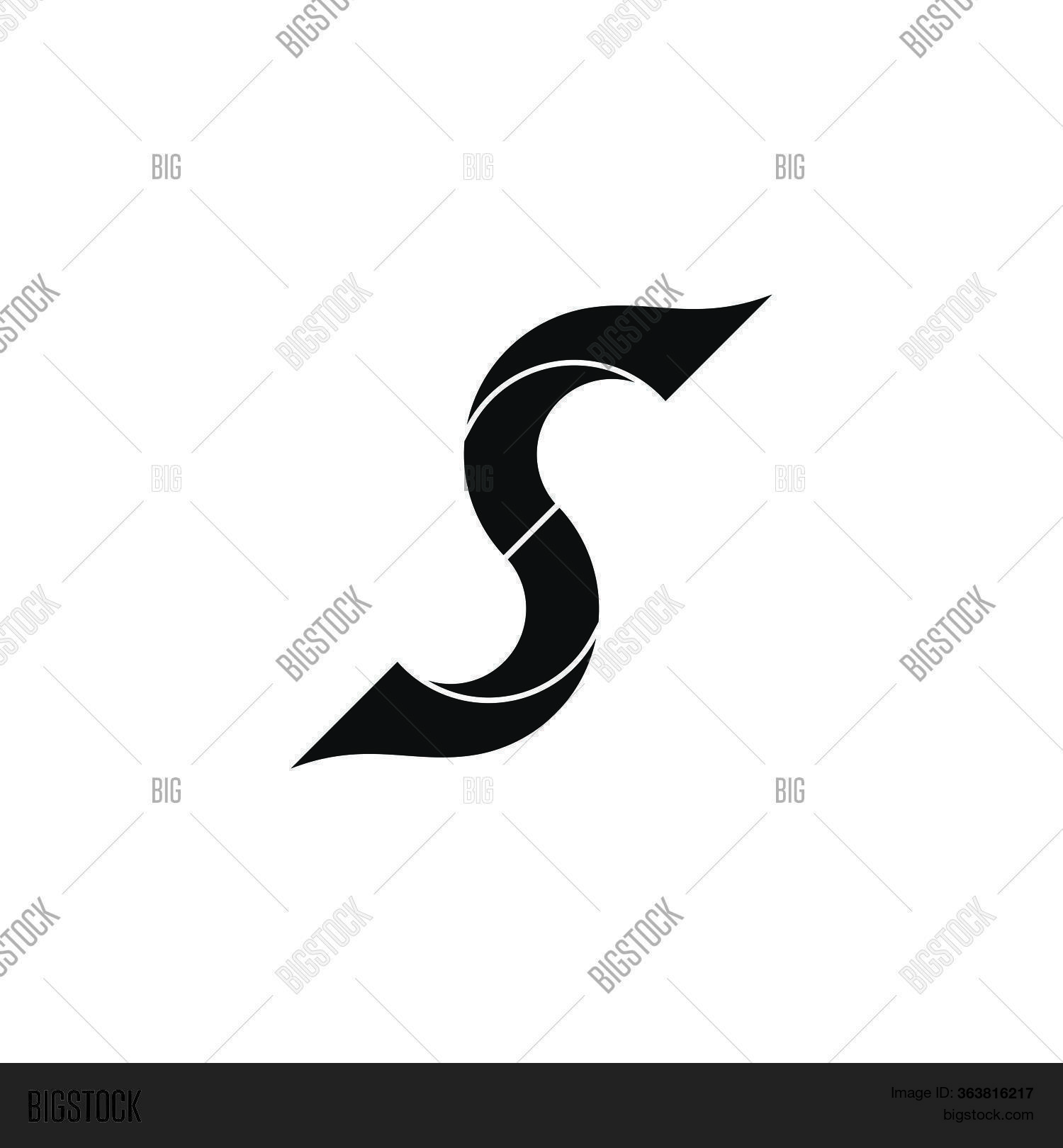 Initial Letter S Vector & Photo (Free Trial) | Bigstock