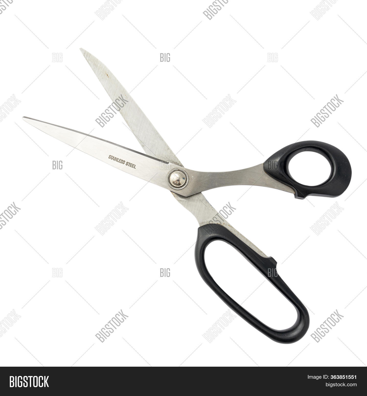 Open Scissors Isolated Image & Photo (Free Trial) | Bigstock
