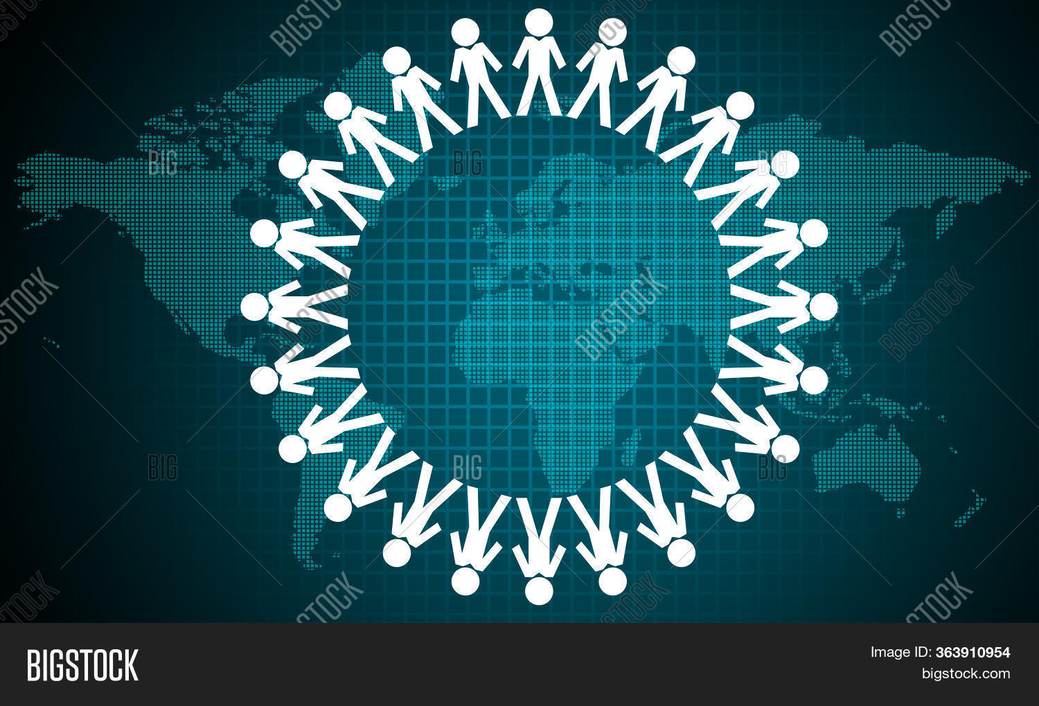 People Form Circle Image & Photo (Free Trial) | Bigstock
