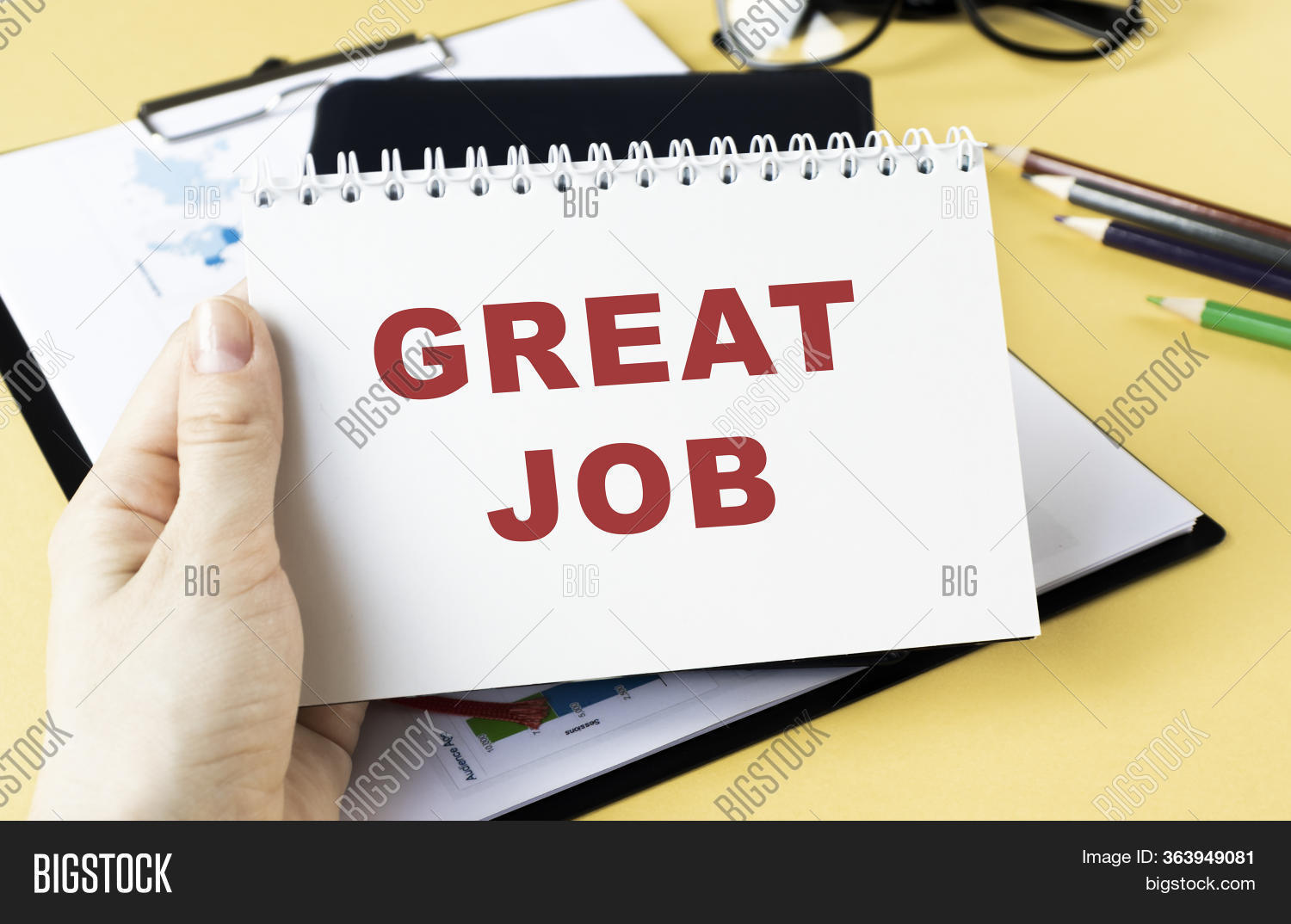 Great Job Text Concept Image & Photo (Free Trial) | Bigstock