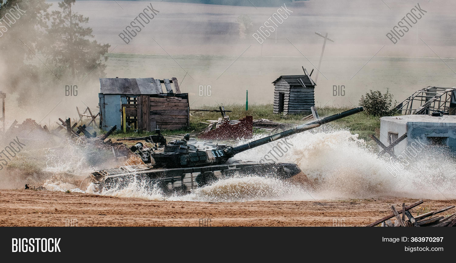 Tank Breaks Into Image & Photo (Free Trial) | Bigstock