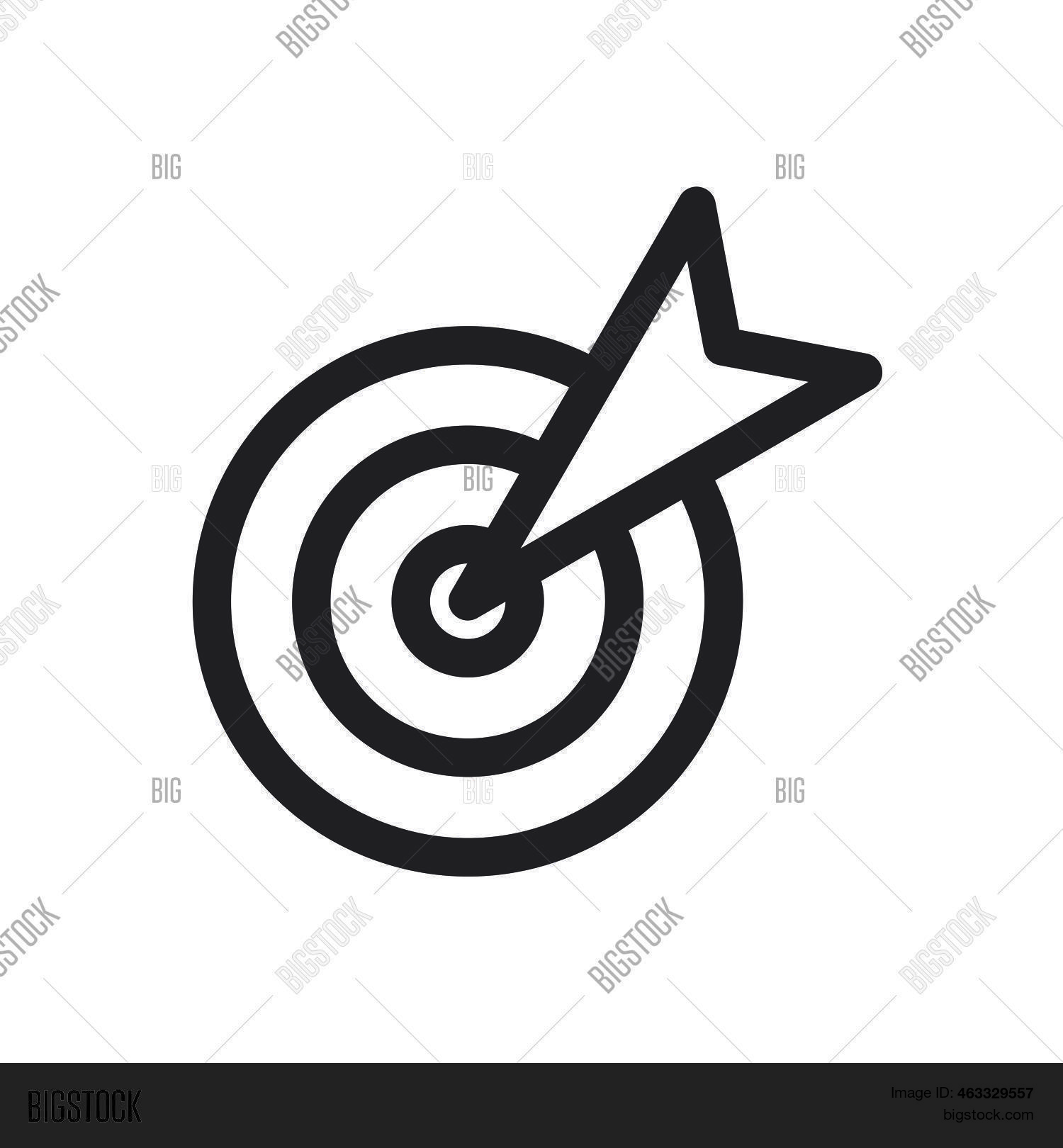 Focus Arrow Icon Vector & Photo (Free Trial) | Bigstock