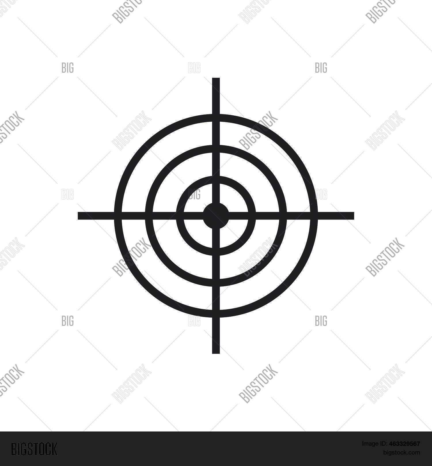 Focus Arrow Icon Vector & Photo (Free Trial) | Bigstock