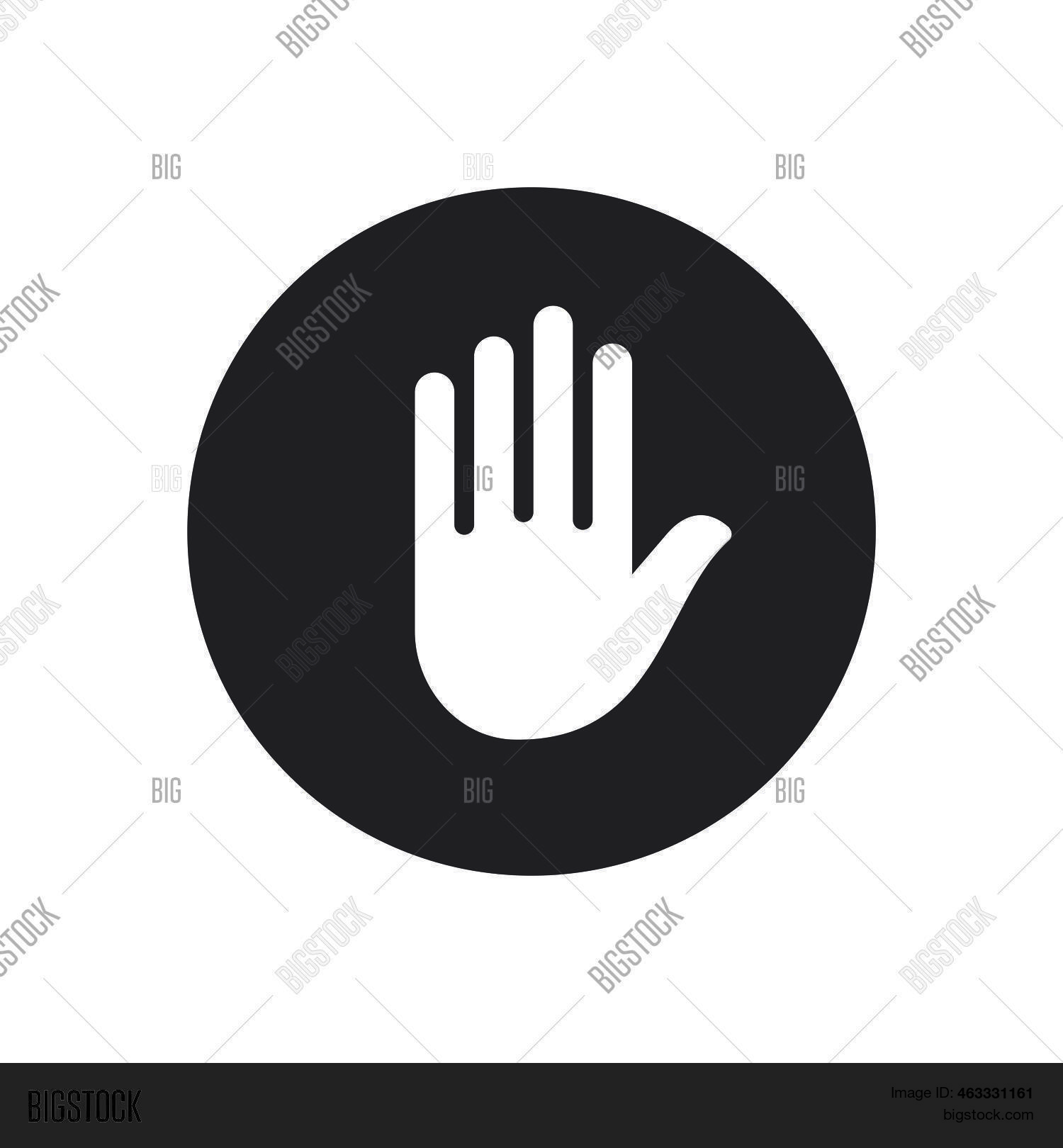 Traffic Stop Icon Vector & Photo (Free Trial) | Bigstock