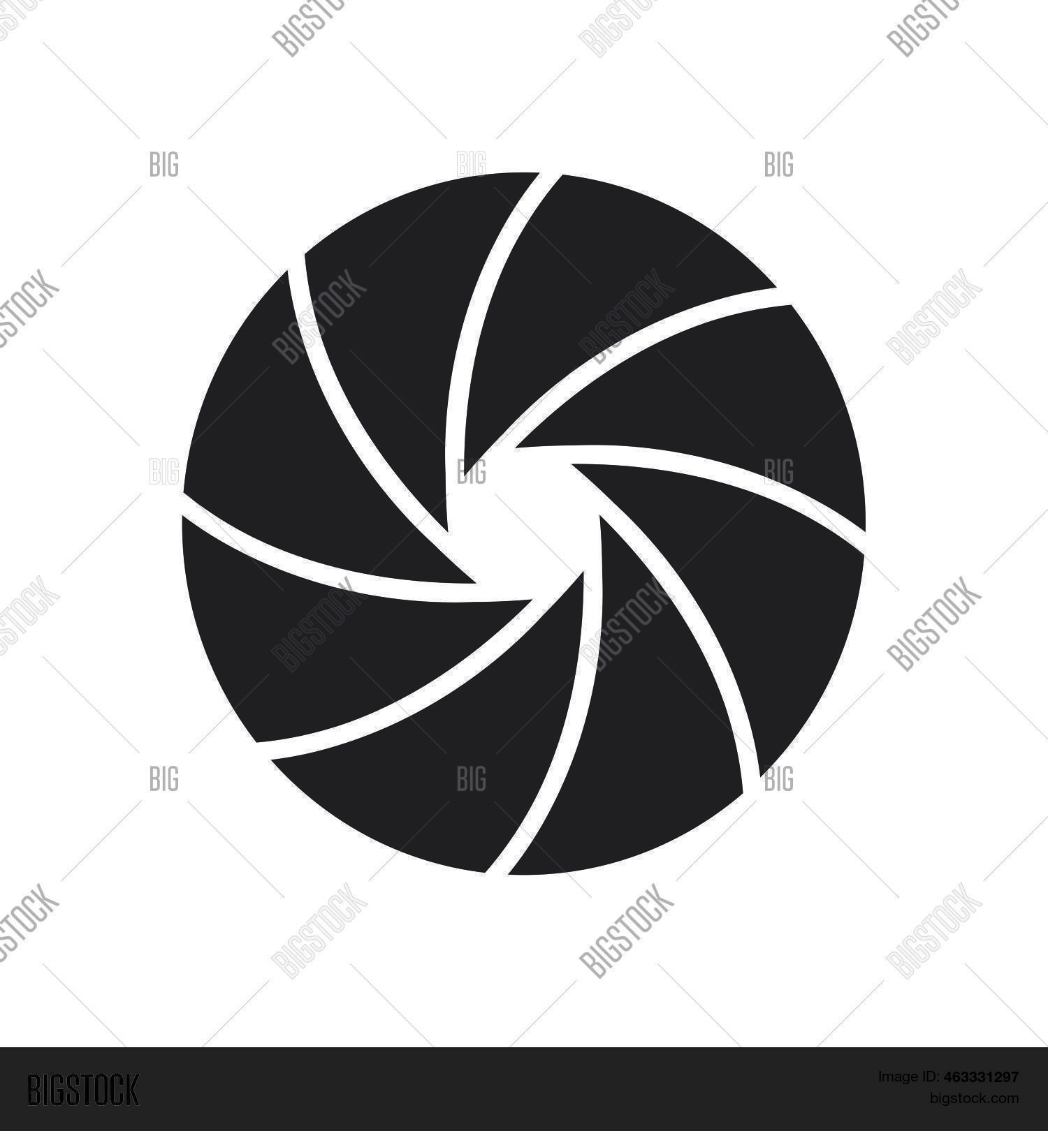 Shutter, Lenses Icon Vector & Photo (Free Trial) | Bigstock
