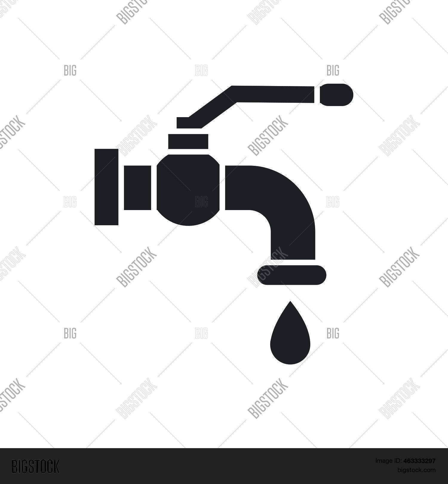Faucet Icon Template Vector & Photo (Free Trial) | Bigstock
