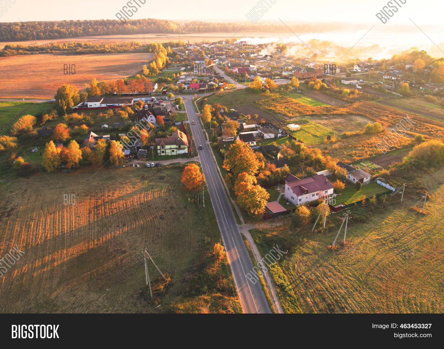 Suburb Houses Rural, Image & Photo (Free Trial) | Bigstock