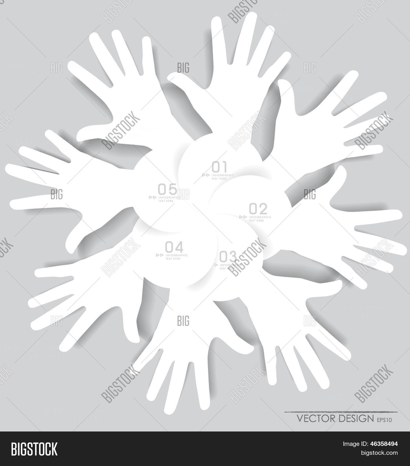 White Hands. Abstract Vector & Photo (Free Trial) | Bigstock