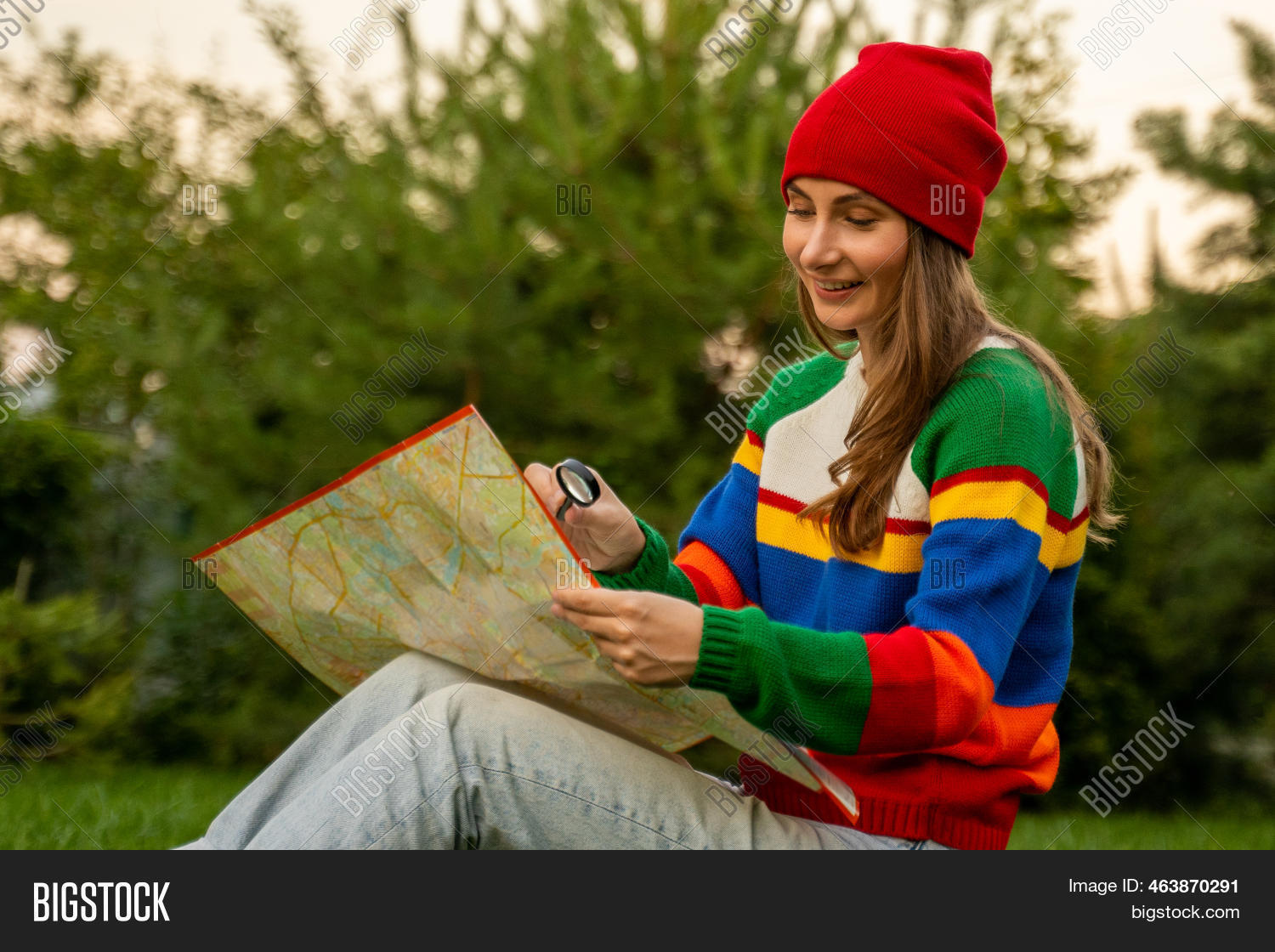 Young Woman Red Hat Image & Photo (Free Trial) | Bigstock