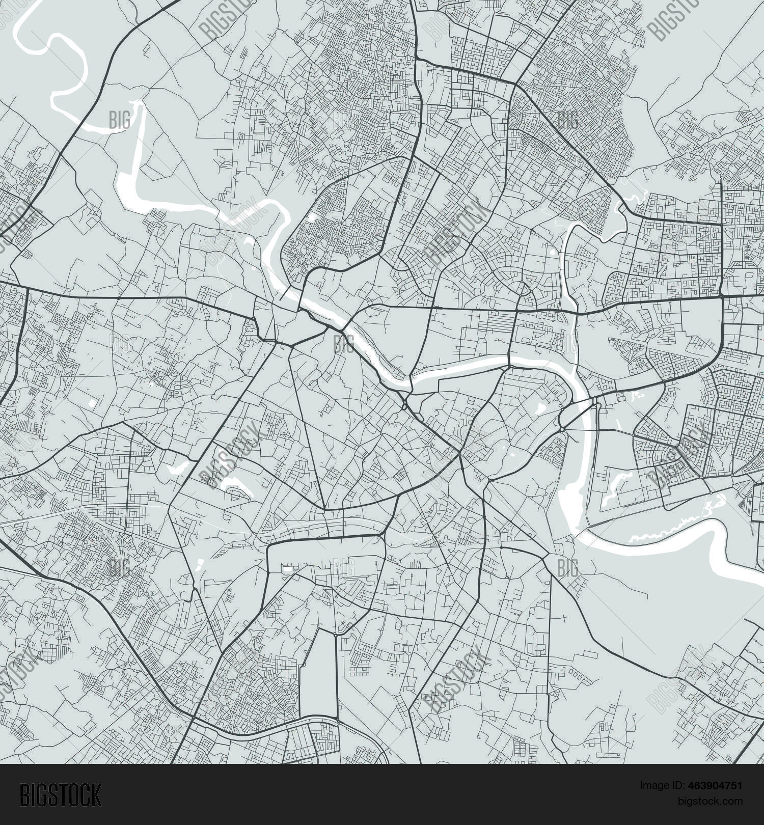 Map Lucknow City. Vector & Photo (Free Trial) | Bigstock