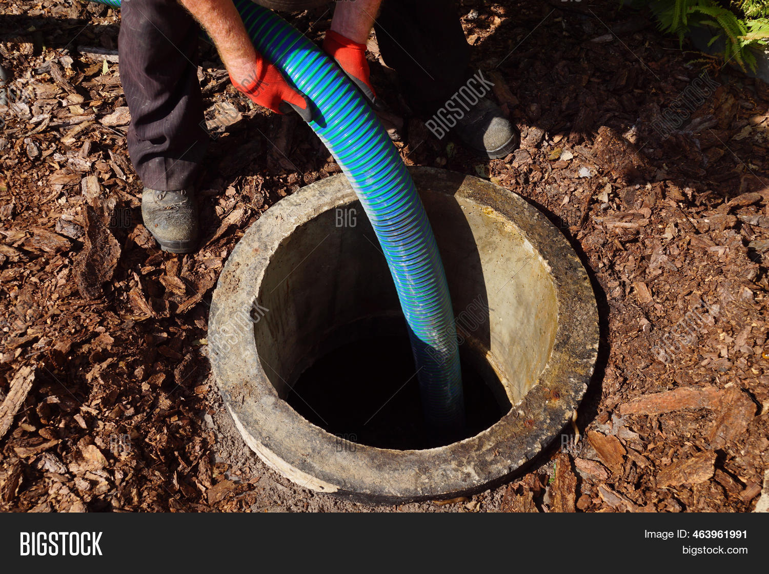 Pipe Drainage Pit. Image & Photo (Free Trial) | Bigstock