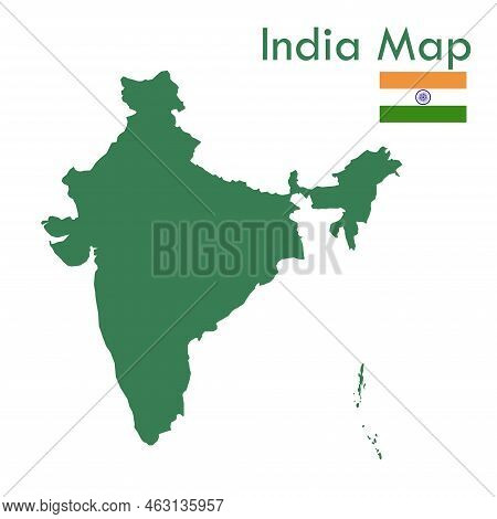Map Green India Map Vector & Photo (Free Trial) | Bigstock