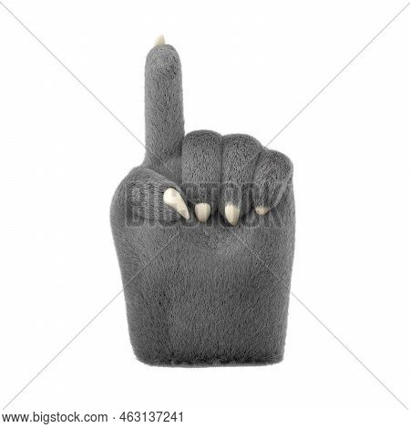 3d Furry Wolf Hands Image & Photo (Free Trial) | Bigstock