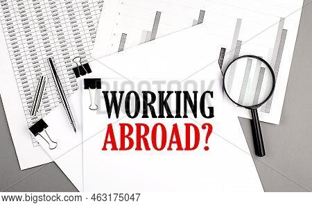 Working Abroad Text On Image & Photo (Free Trial) | Bigstock