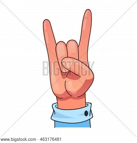 Rock Hand Gesture Vector & Photo (Free Trial) | Bigstock