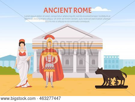 Ancient Rome Poster Vector & Photo (Free Trial) | Bigstock