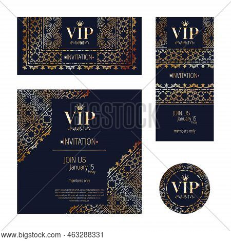 Vip Invitation Card Vector & Photo (Free Trial) | Bigstock