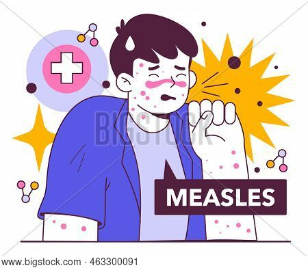 Sick Boy Covered Red Vector & Photo (Free Trial) | Bigstock