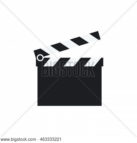 Clapperboard Icon Vector & Photo (Free Trial) | Bigstock