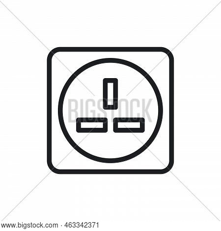 Plug Socket Icon Vector & Photo (Free Trial) | Bigstock