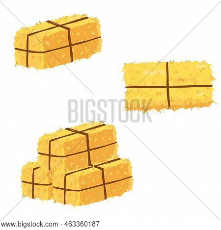 Cartoon Square Haystack