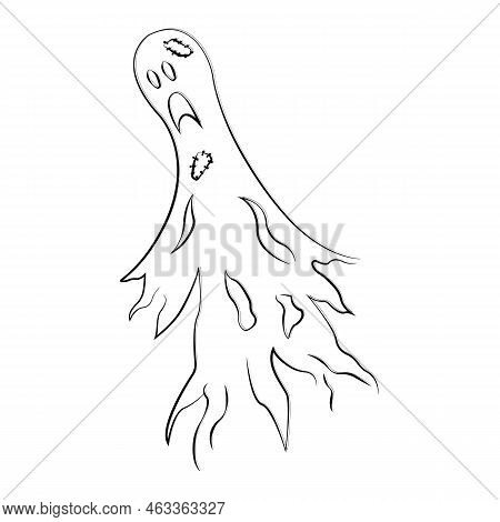 Scary Ghost Flies. Vector & Photo (Free Trial) | Bigstock