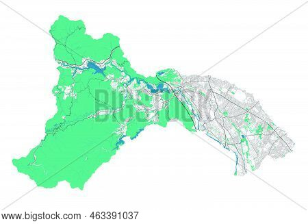 Sagamihara Map. Vector & Photo (Free Trial) | Bigstock