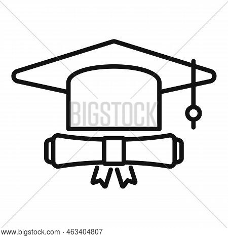 Degree Cap Icon Vector & Photo (Free Trial) | Bigstock