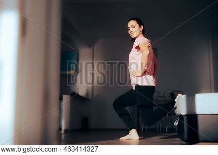 Woman Exercising Doing Image & Photo (Free Trial) | Bigstock