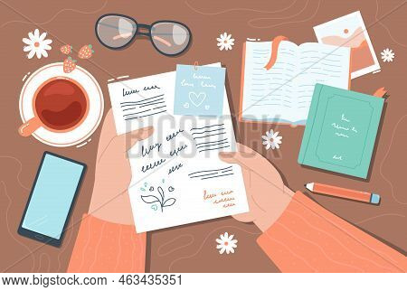 Person Writing Letter Vector & Photo (Free Trial) | Bigstock
