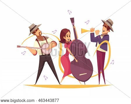 Cartoon Jazz Band Vector & Photo (Free Trial) | Bigstock