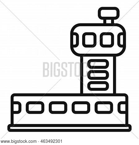 Airport Tower Icon Vector & Photo (Free Trial) | Bigstock
