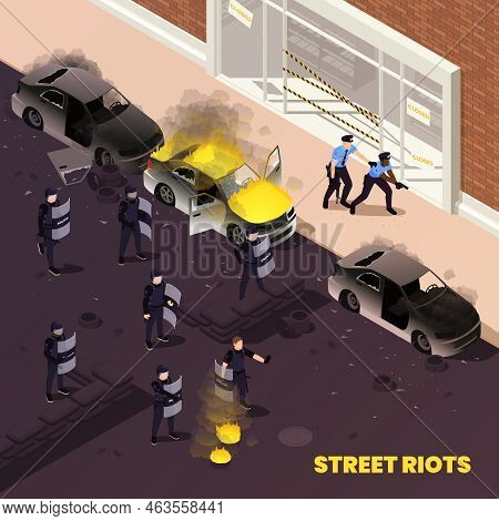 Street Riots Vector & Photo (Free Trial) | Bigstock