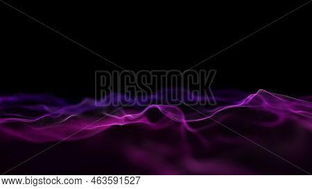 Sound Wave Purple Wave Image & Photo (Free Trial) | Bigstock