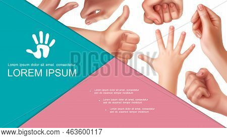 Realistic Hand Vector & Photo (Free Trial) | Bigstock