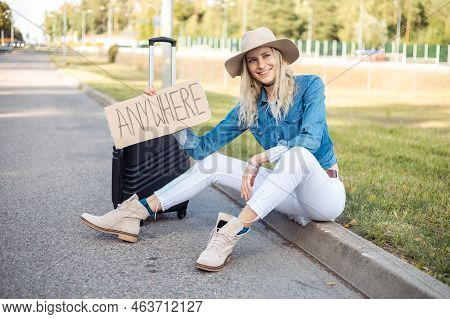 Happy Woman Wait Image & Photo (Free Trial) | Bigstock