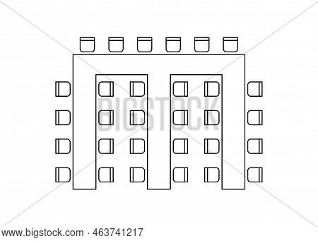 Plan Arranging Seats Vector & Photo (Free Trial) | Bigstock