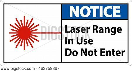 Notice Laser Range Vector & Photo (Free Trial) | Bigstock