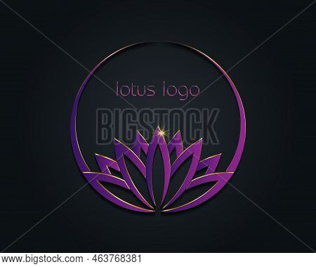 Purple Lotus Logo, Vector & Photo (Free Trial) | Bigstock
