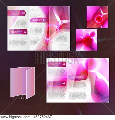Pink Abstract Design Vector & Photo (Free Trial) | Bigstock