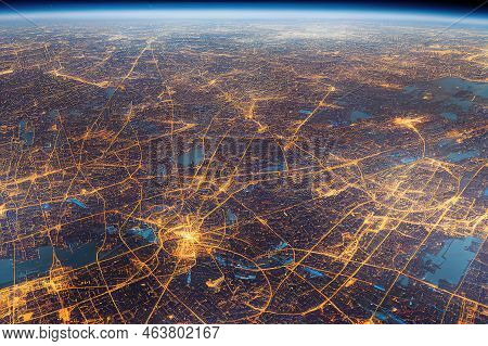 London City Lights Map Image & Photo (Free Trial) | Bigstock