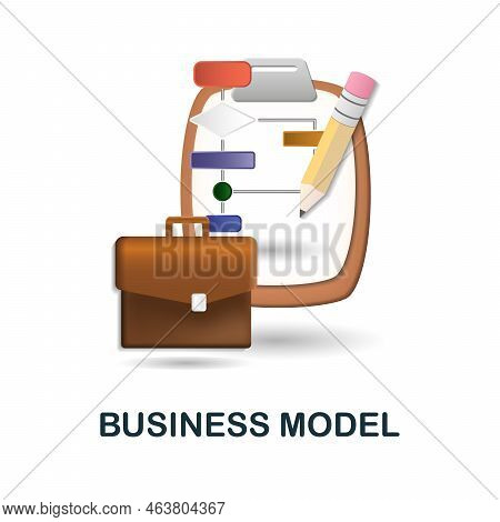 Business Model Icon. Vector & Photo (Free Trial) | Bigstock