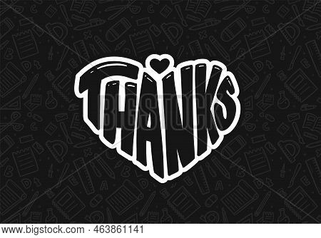 Doodle Thank You Vector & Photo (Free Trial) | Bigstock