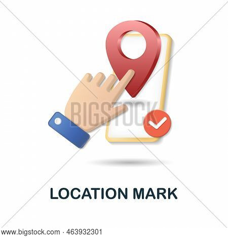 Location Mark Icon. Vector & Photo (Free Trial) | Bigstock