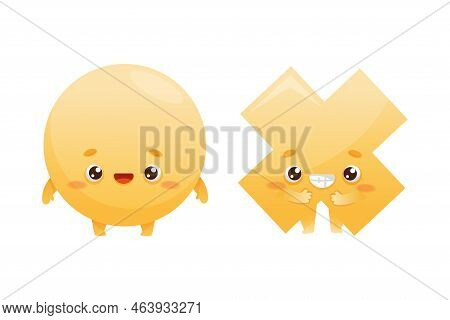 Funny Circle Cross Vector & Photo (Free Trial) | Bigstock