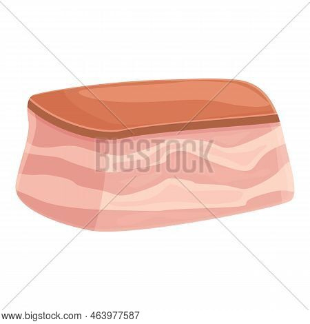 Salami Lard Icon Vector & Photo (Free Trial) | Bigstock