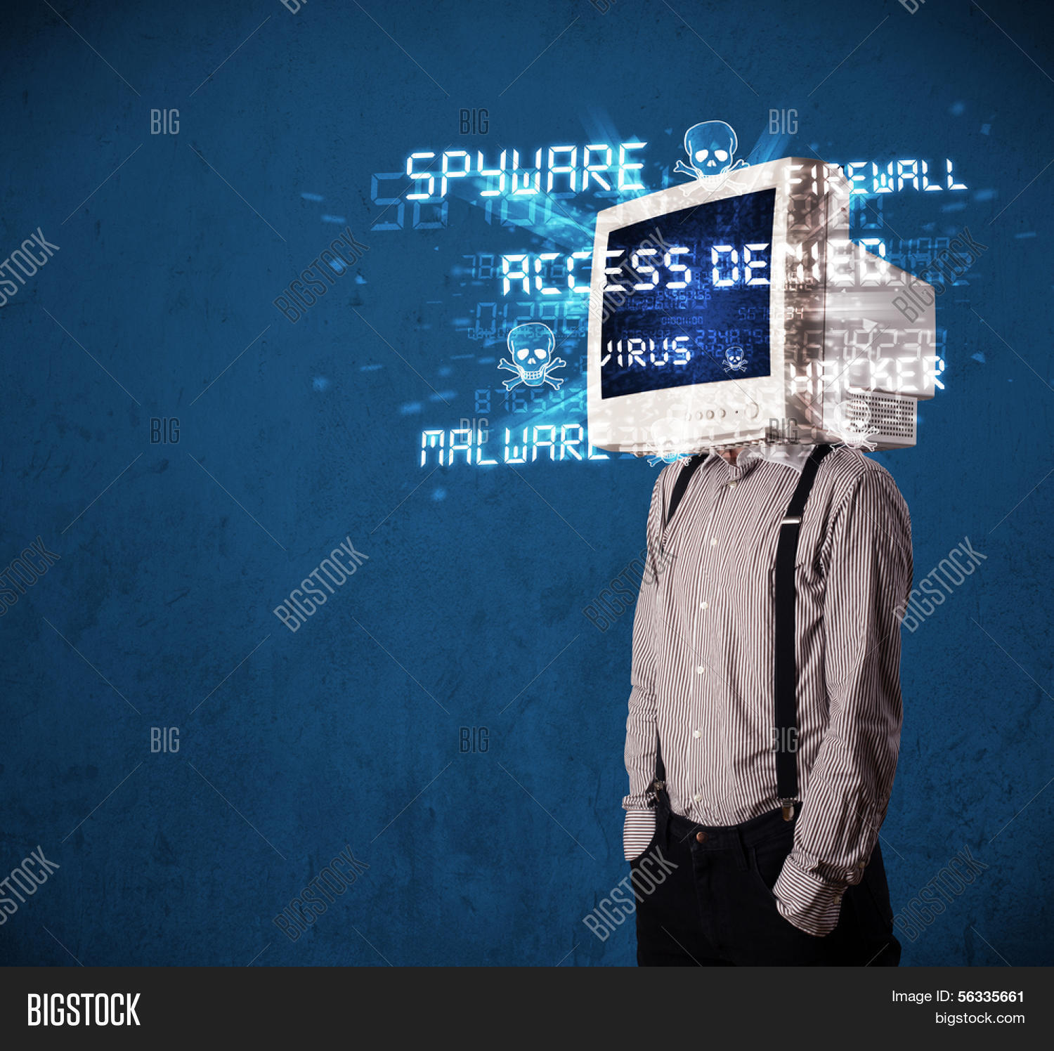Monitor Head Person Image & Photo (Free Trial) | Bigstock