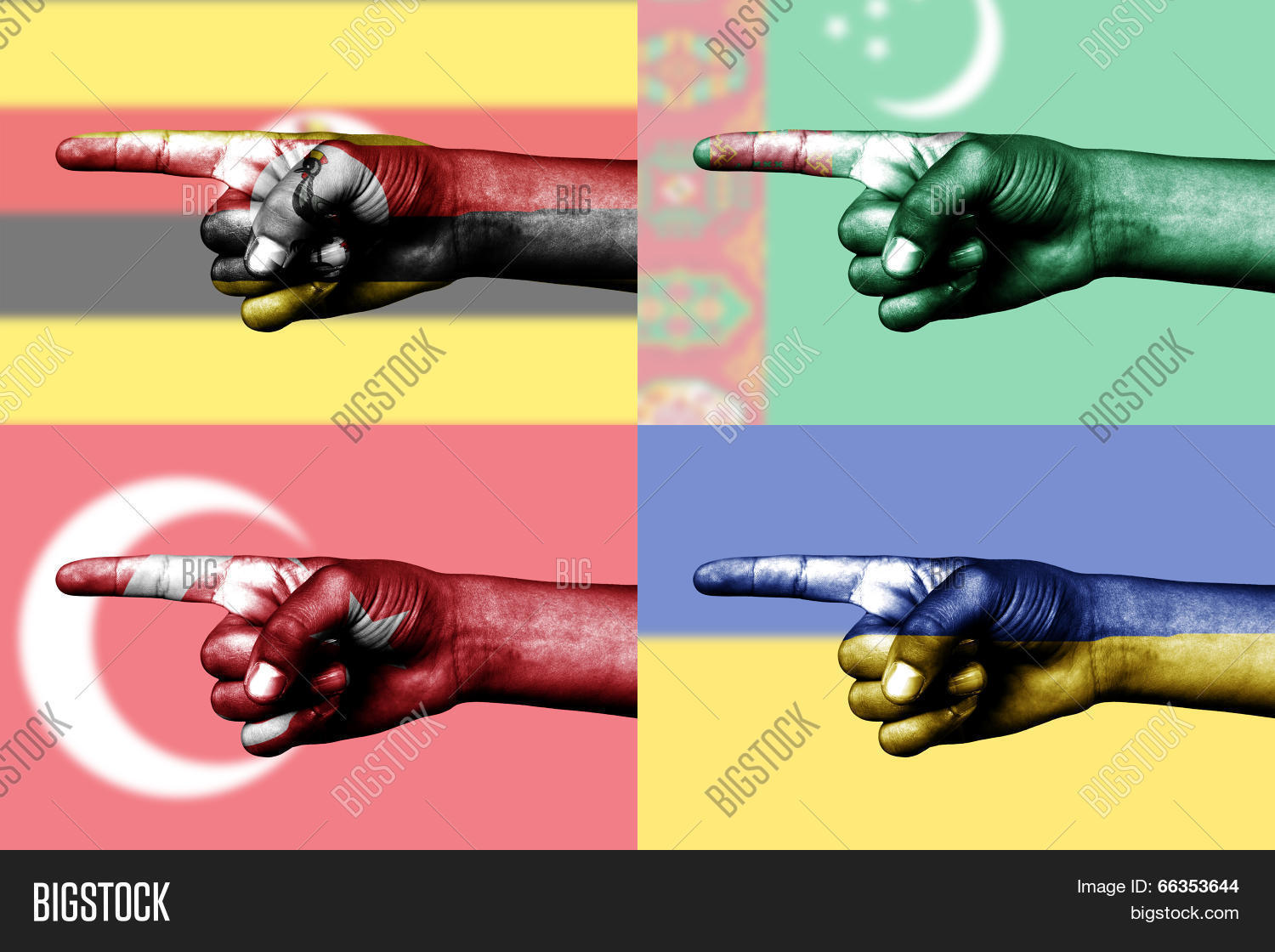 Set Pointing Finger Image & Photo (Free Trial) | Bigstock