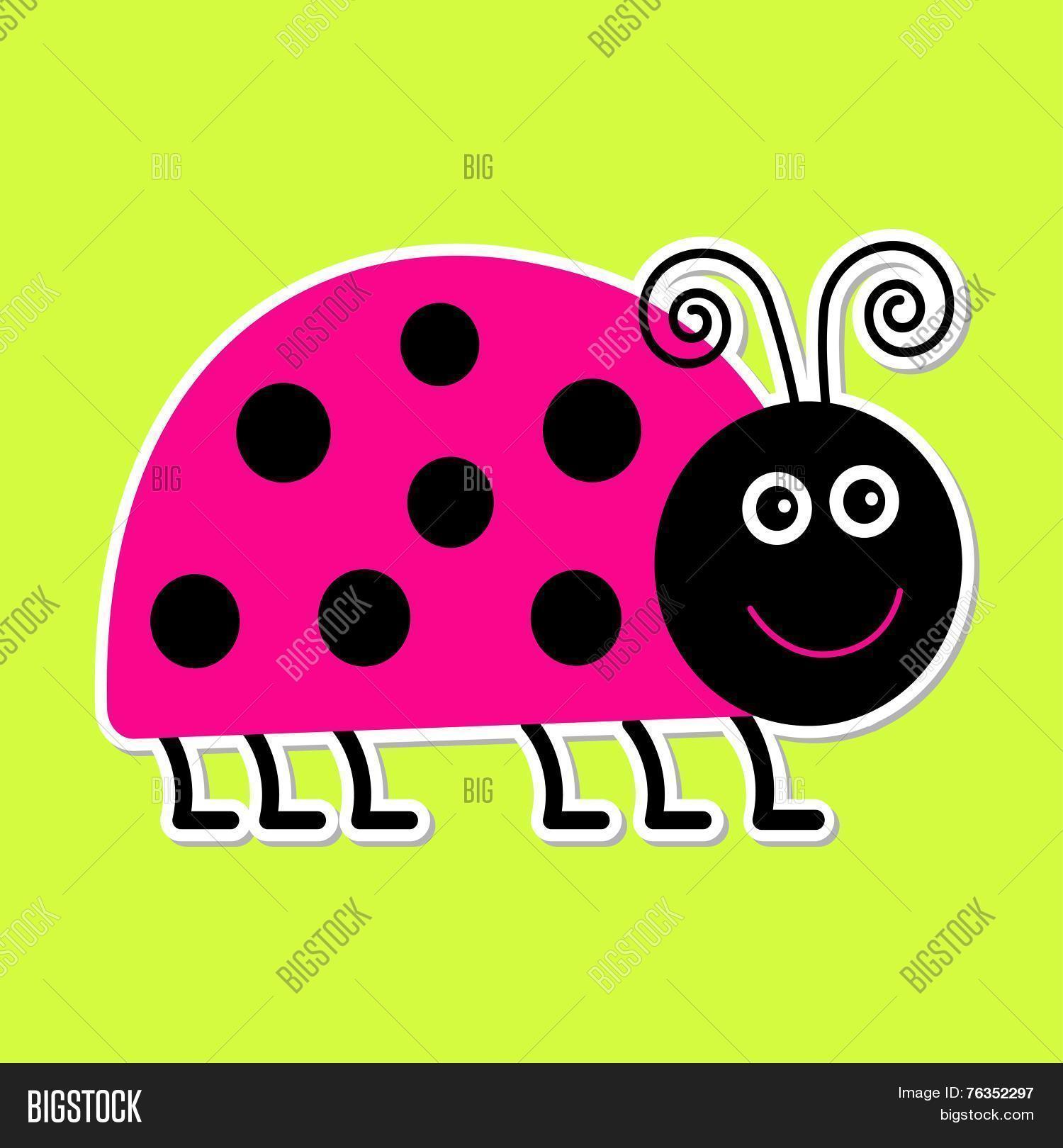 Cute Cartoon Pink Vector & Photo (Free Trial) | Bigstock