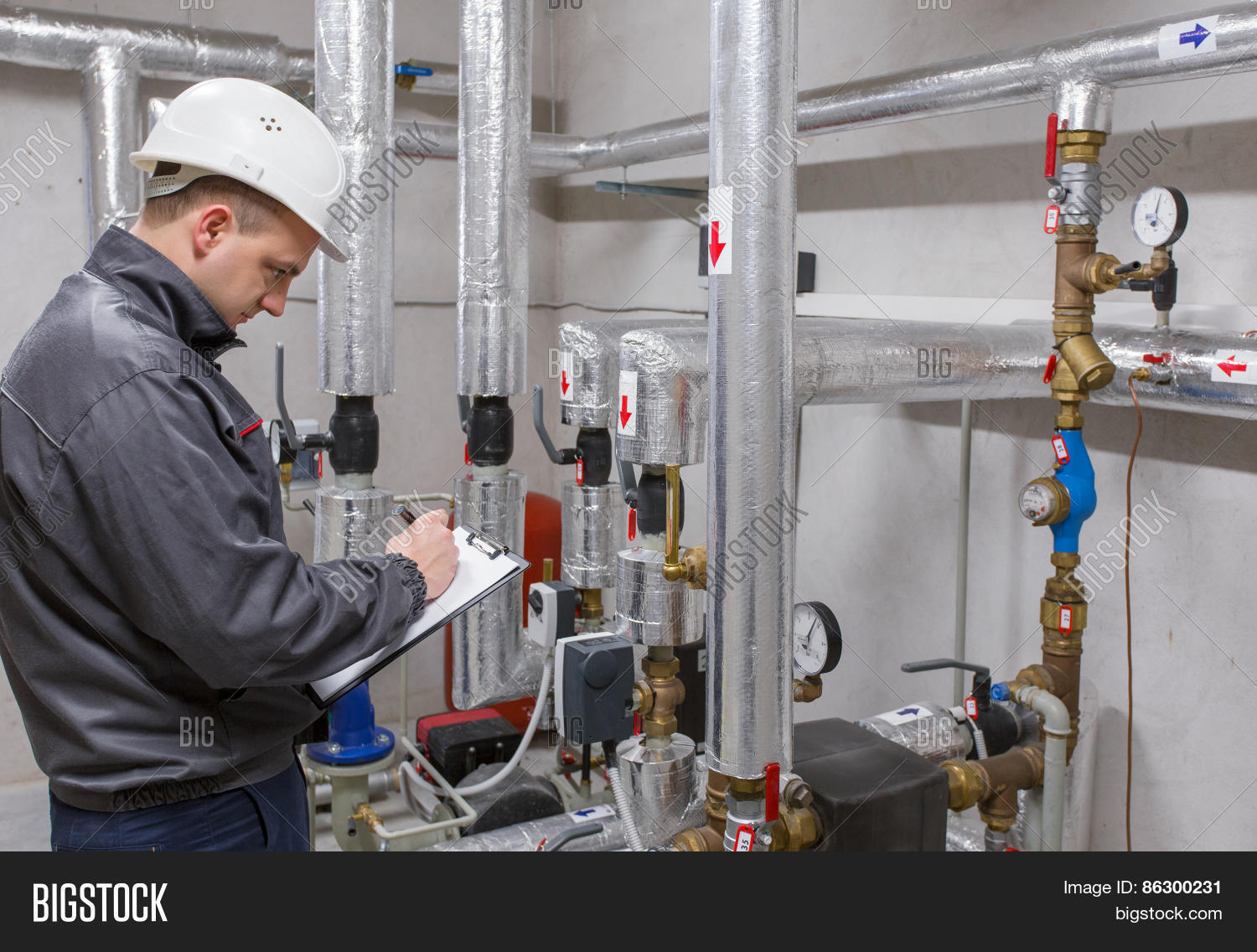 Technician Inspecting Image & Photo (Free Trial) | Bigstock